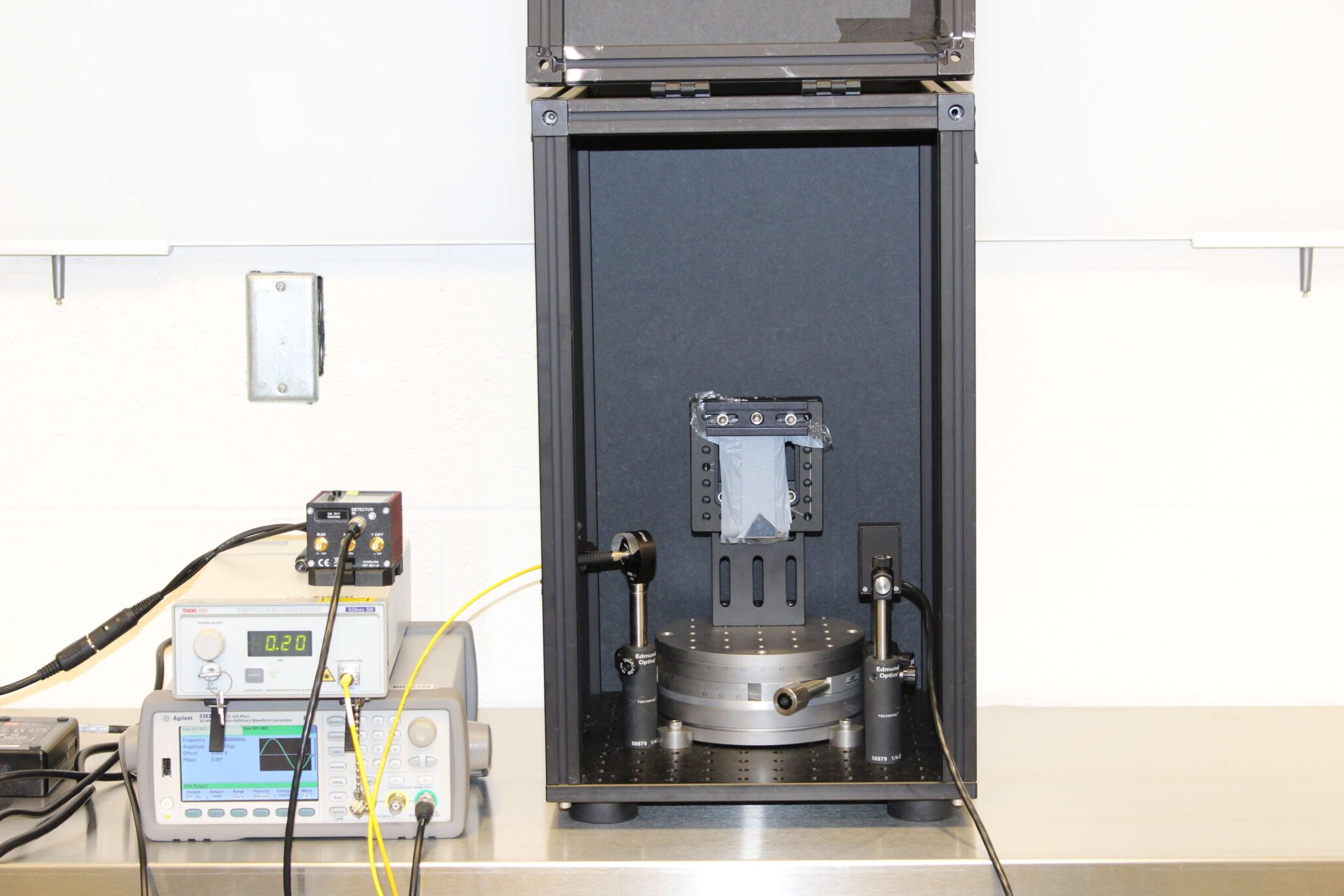 ERDC's Measuring Deflection to Determine a Characteristic of a Cantilever